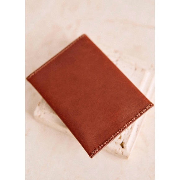 Sezane | Bags | Brand New Sezane Olivia Card Holder In Natural Heritage ...